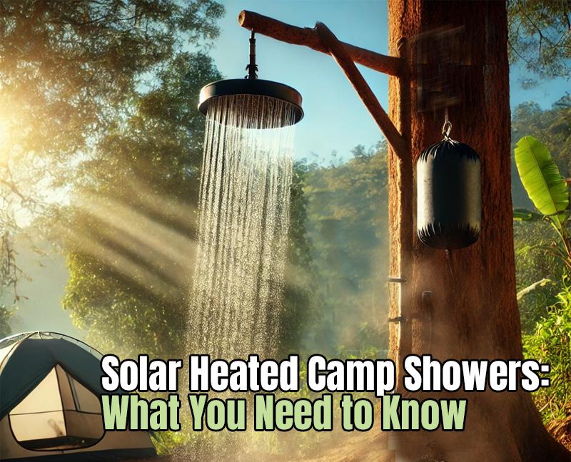 Solar Heated Camp Showers: What You Need to Know